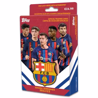2022-23 TOPPS FC Barcelona Official Fan Set Soccer Cards | collectosk