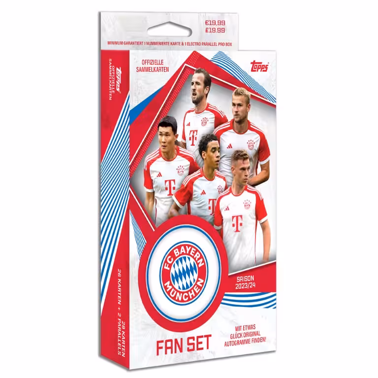 2023-24 TOPPS FC Bayern München Official Fan Set Soccer Cards | collectosk