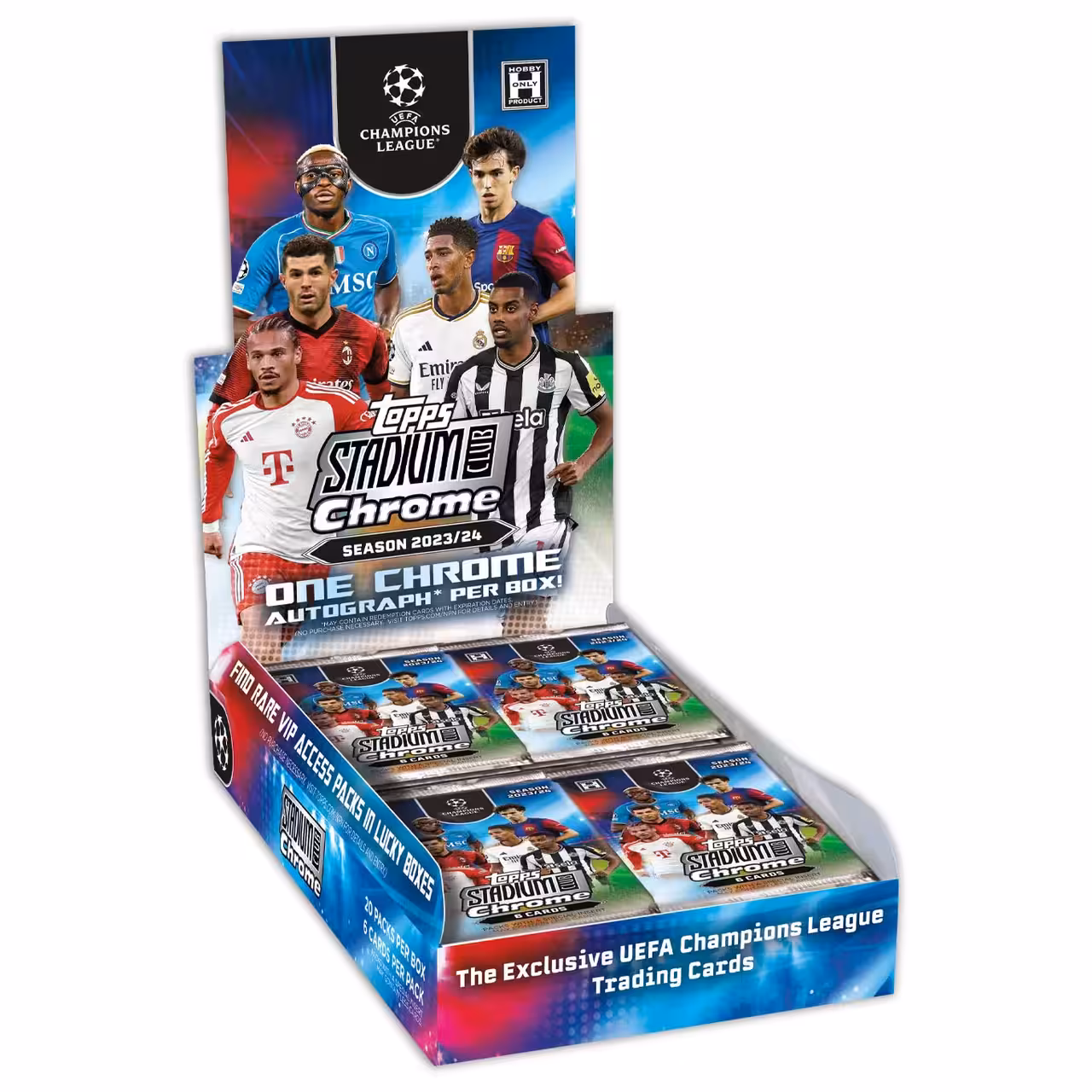 2023-24 TOPPS Stadium Club Chrome UEFA Champions League Soccer Cards | collectosk