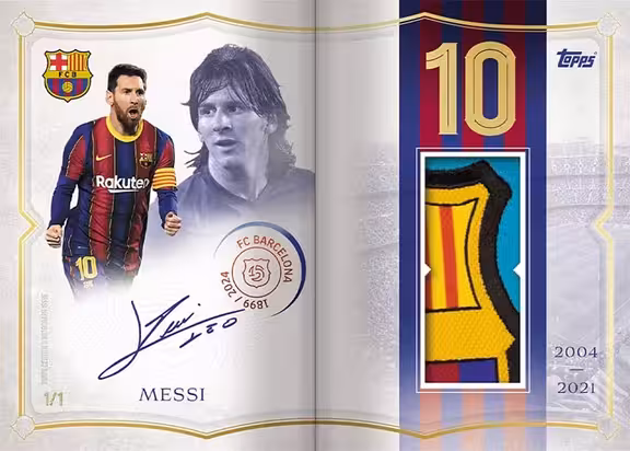 2024-25 TOPPS FC Barcelona 125 Years Anniversary Soccer Cards | collectosk