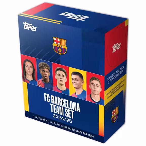 2024-25 TOPPS FC Barcelona Official Team Set Soccer Cards | collectosk