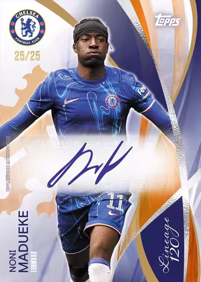 2024-25 TOPPS Lineage Chelsea FC 120 Years Anniversary Edition Soccer ...