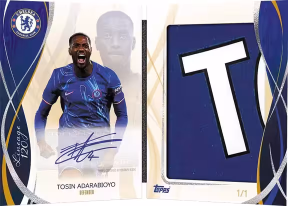 2024-25 TOPPS Lineage Chelsea FC 120 Years Anniversary Edition Soccer ...