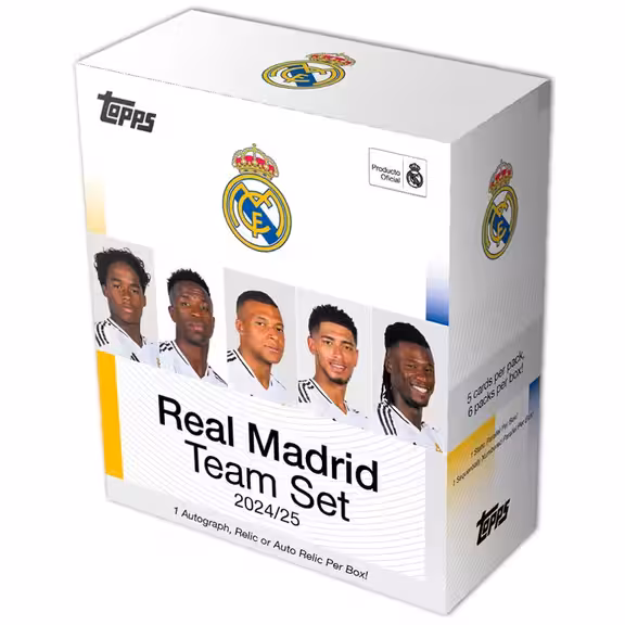 2024-25 TOPPS Real Madrid C.F. Official Team Set Soccer Cards | collectosk