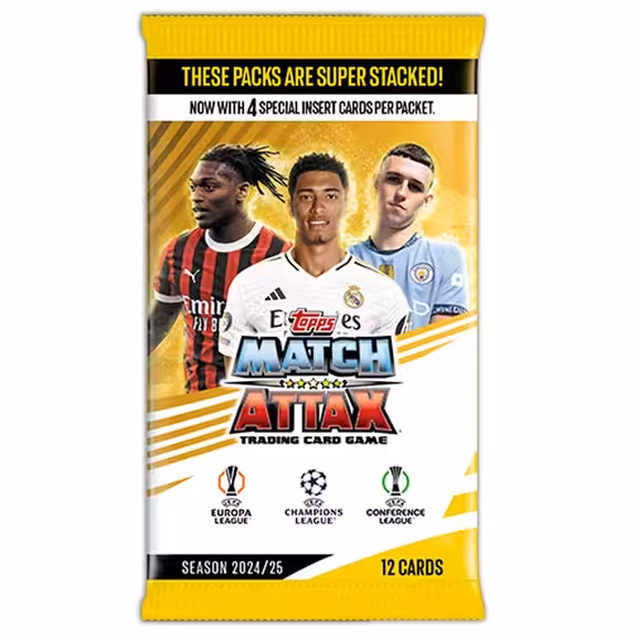 TOPPS UEFA Club Competitions Match Attax 2024/25 Trading Card Game ...