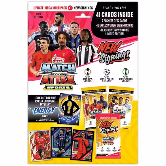 TOPPS UEFA Club Competitions Match Attax 2024/25 Trading Card Game ...